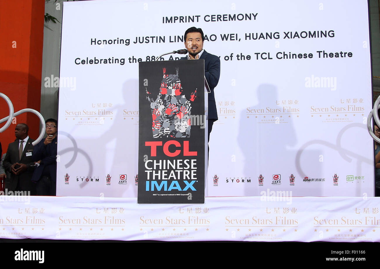 Hand Print/Birthday Bash Ceremony at the TCL Chinese Theatre IMAX Featuring: Justin Lin Where ...