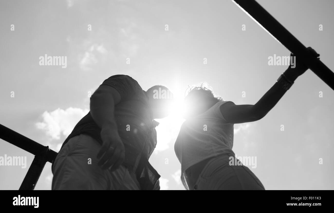 Couple in love, summer outdoor Stock Photo - Alamy