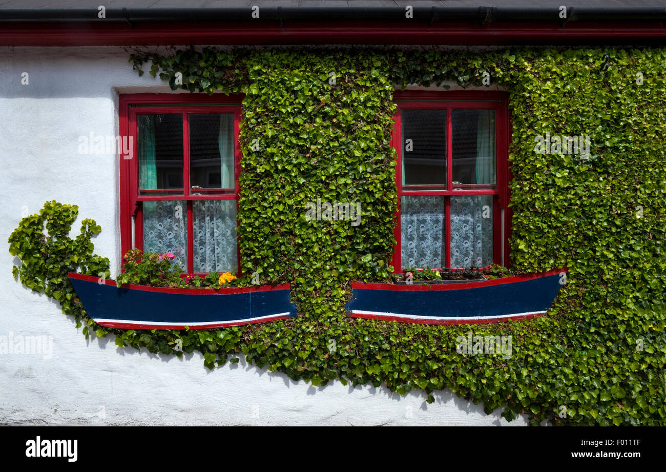 Cottage Windows, Kinsale, County Cork, Ireland Stock Photo - Alamy