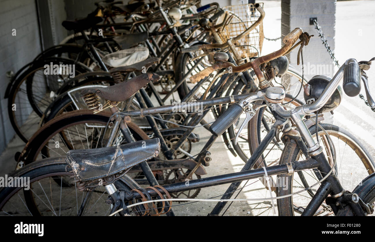 Old Rusty Bicycles Stock Photo - Alamy