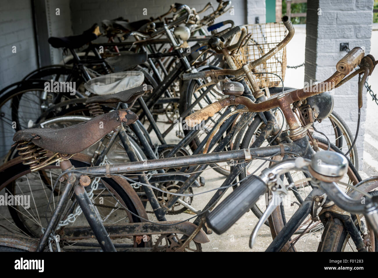 Old Rusty Bicycles Stock Photo - Alamy