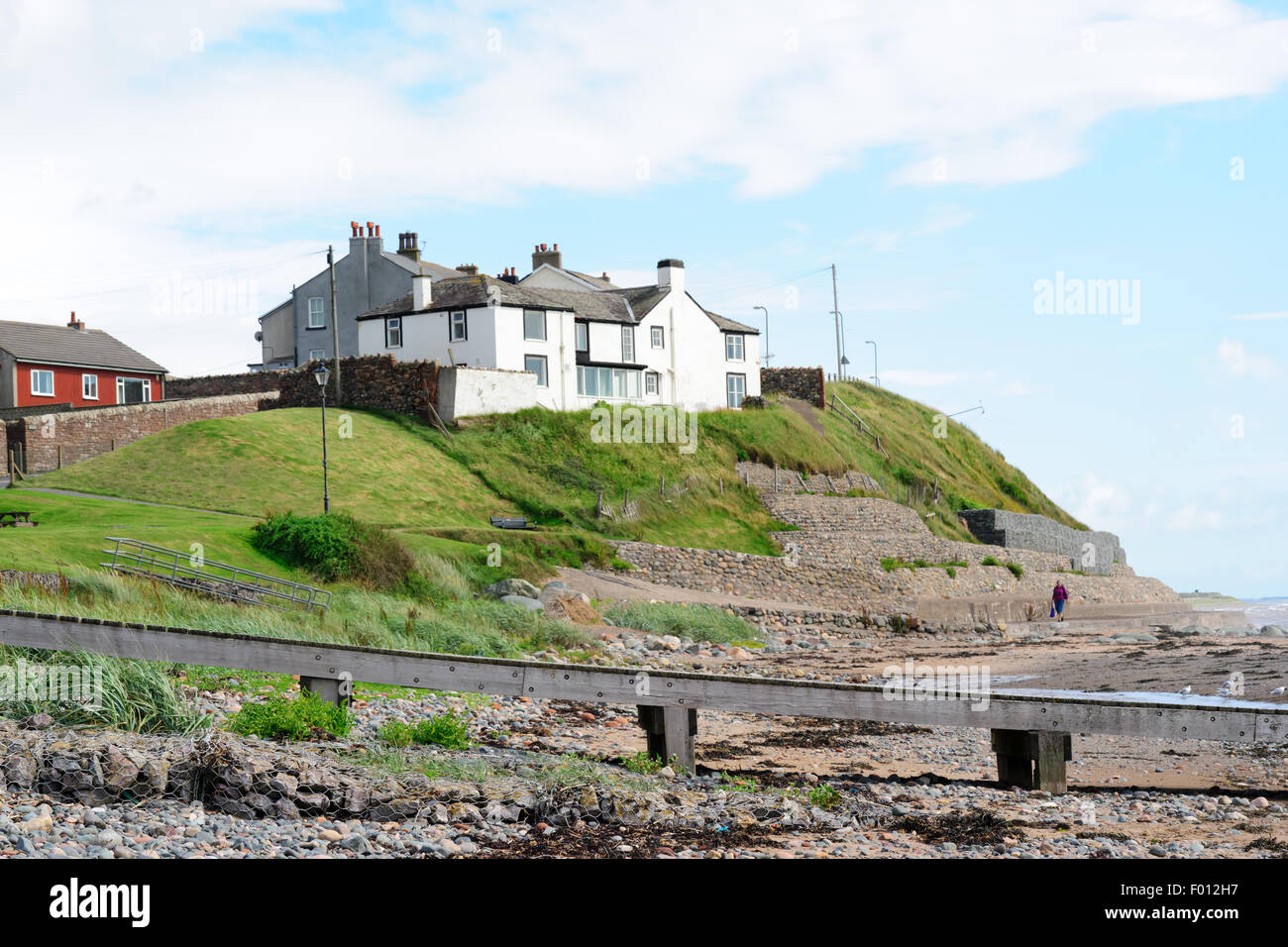 seascale beach west cumbria Stock Photo - Alamy