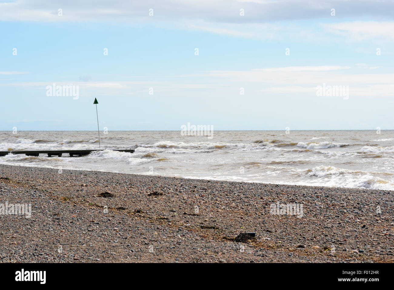 seascale beach west cumbria Stock Photo - Alamy