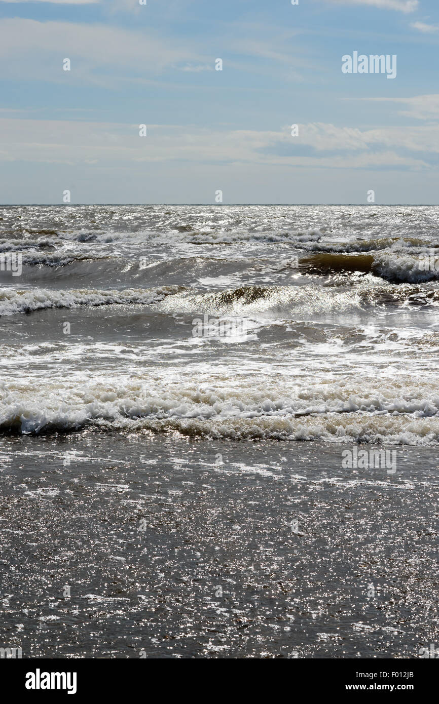 seascale beach west cumbria Stock Photo - Alamy