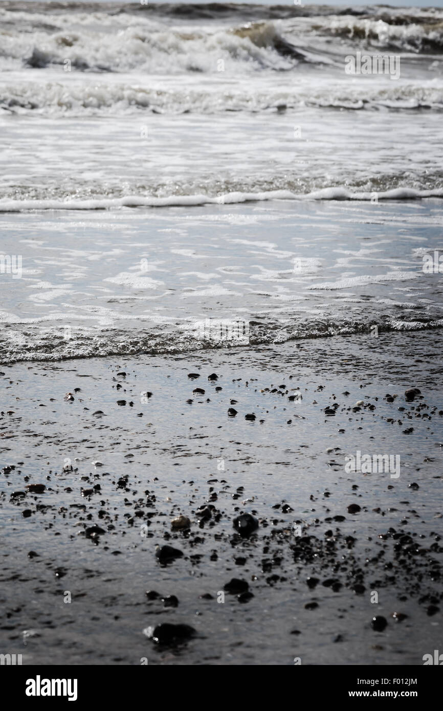 seascale beach west cumbria Stock Photo - Alamy