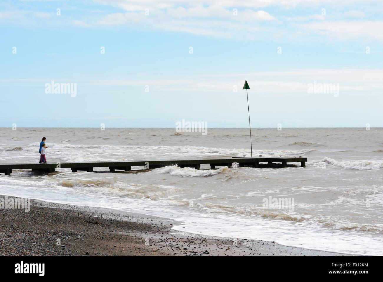 seascale beach west cumbria Stock Photo - Alamy