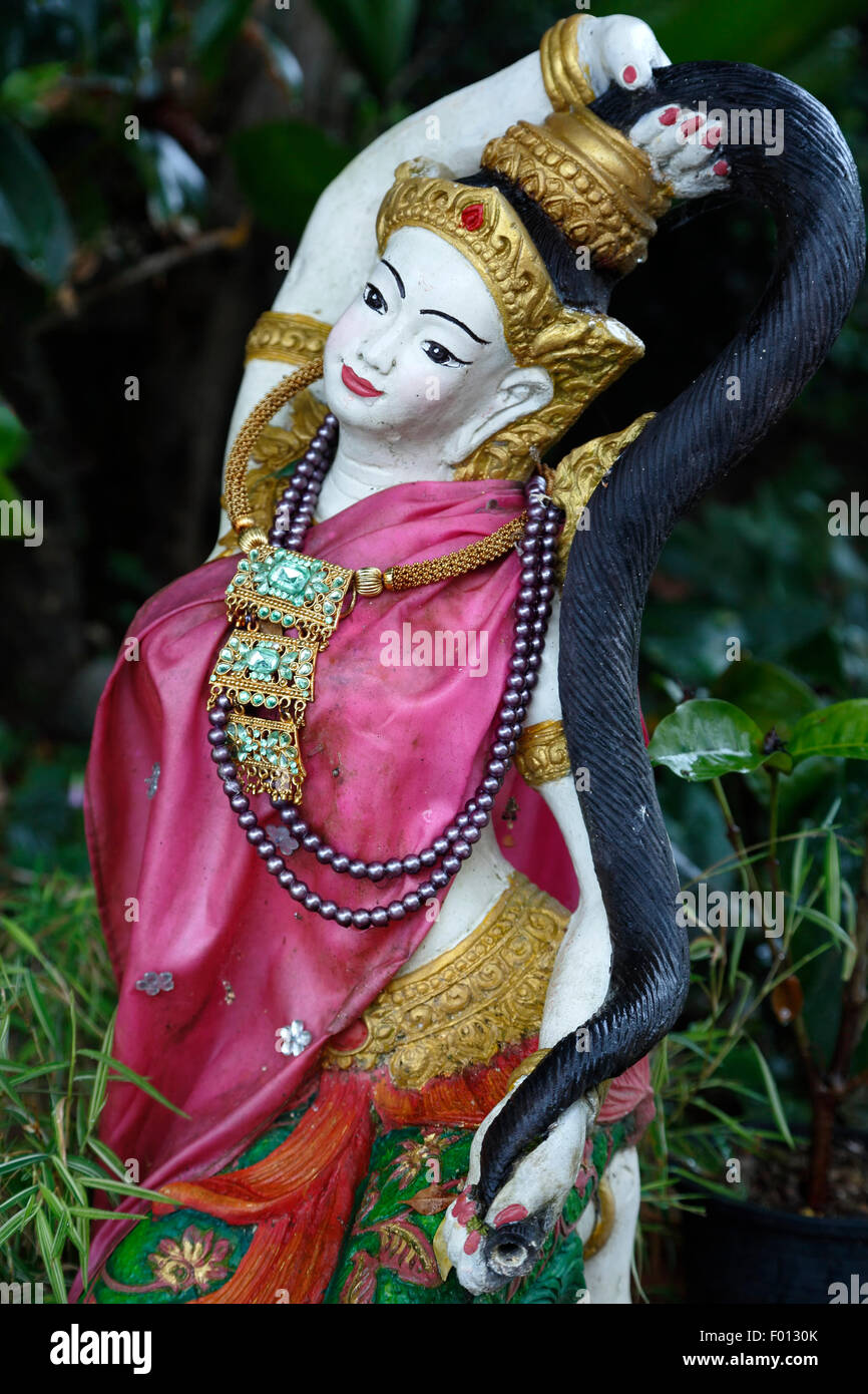 Statue of Phra Maethoranee, Earth Goddess, Wat Phrathat, Doi Suthep ...