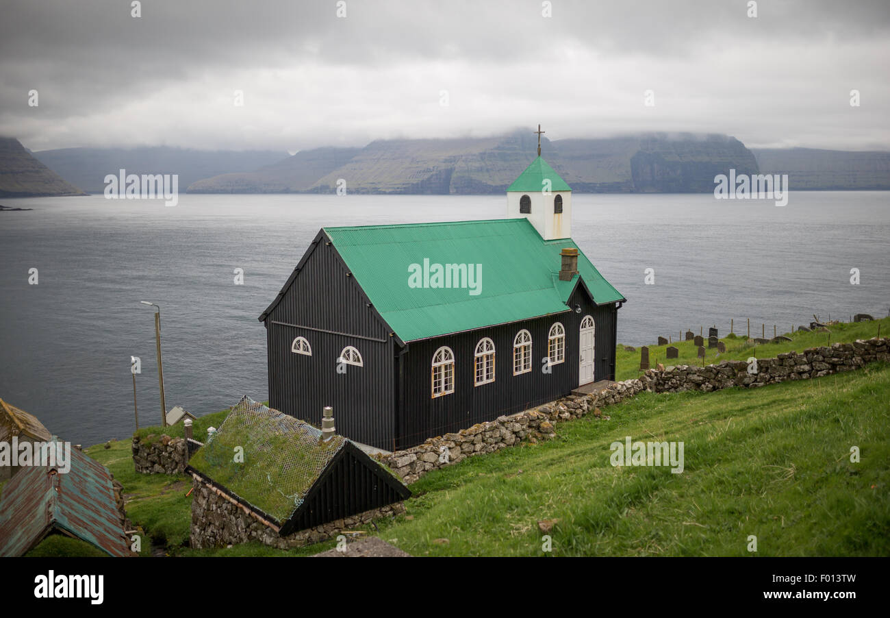 Kirkja faroe islands hi-res stock photography and images - Alamy