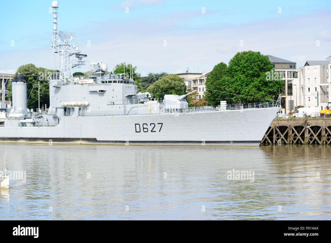 Maillé-Brézé T 47-class destroyer museum ship in Nantes commissioned on ...