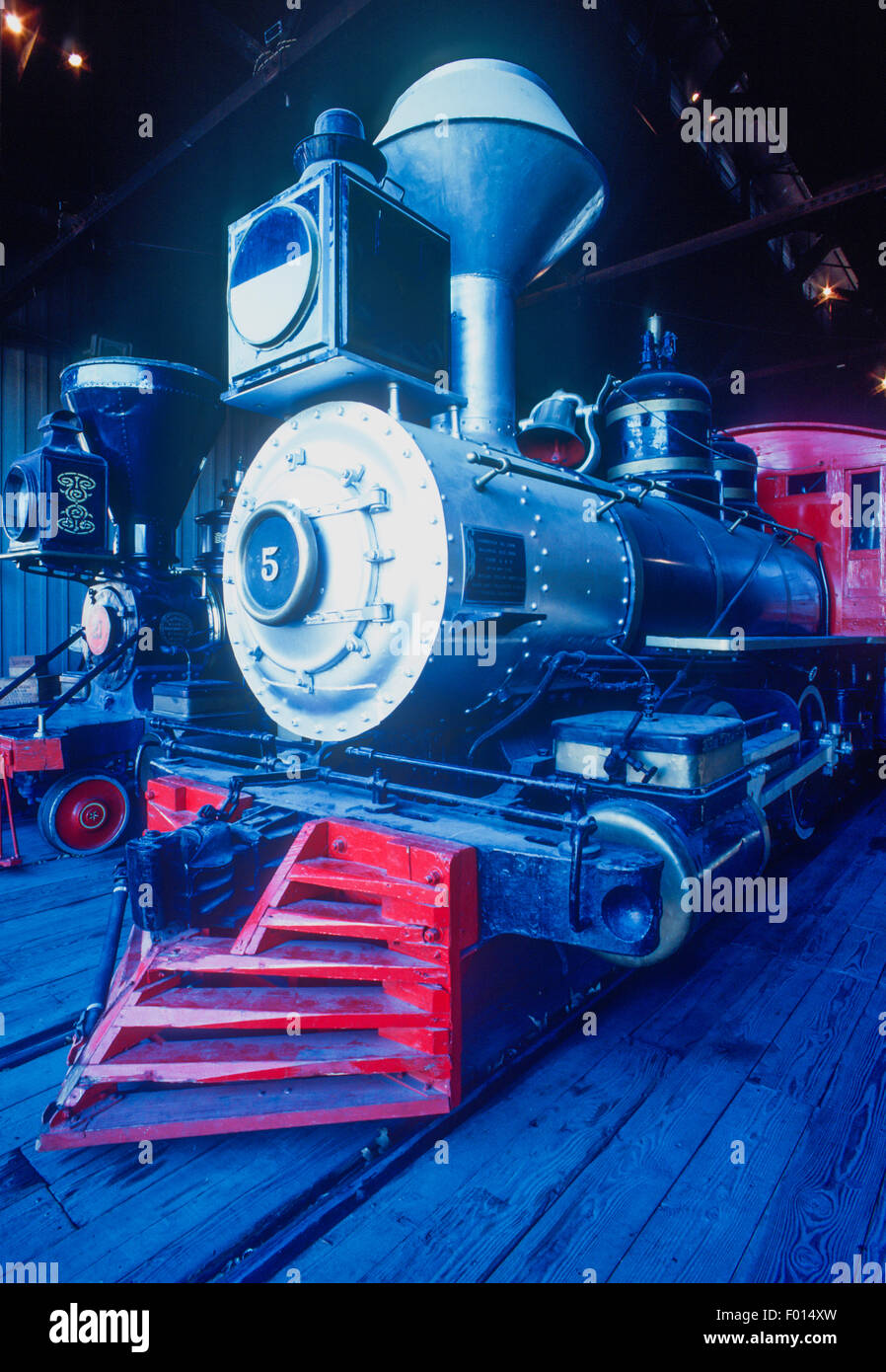 Steam locomotive sacramento museum hi-res stock photography and images ...
