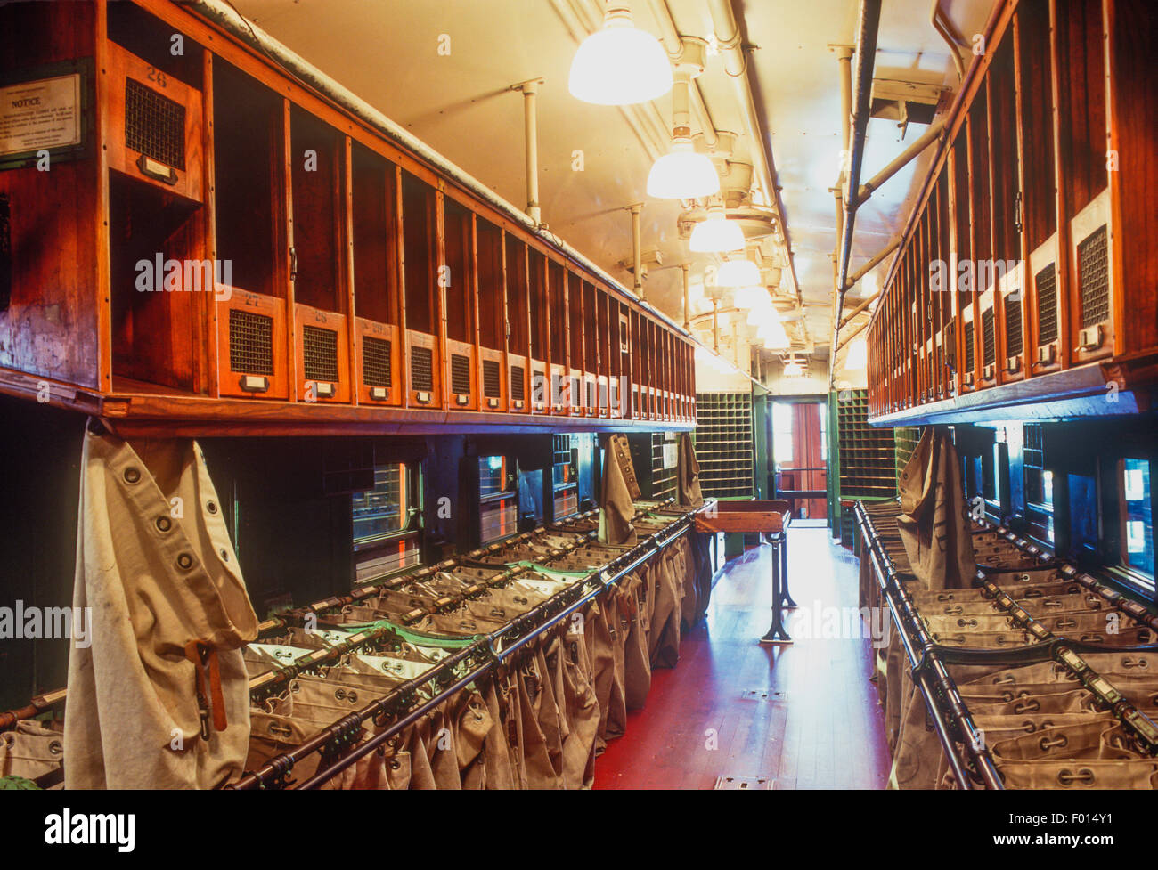 mail car, Old Sacramento, California Stock Photo - Alamy
