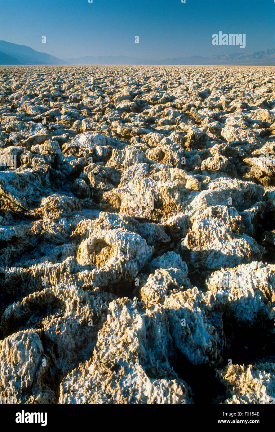 salt flats in Badwater Basin, Death Valley National Park, California ...