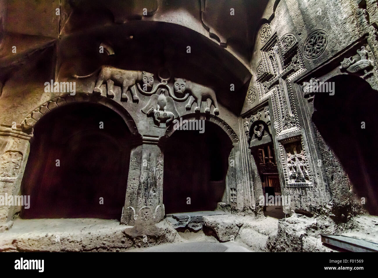 Exploration of ancient rock-cut architecture featuring intricate ...