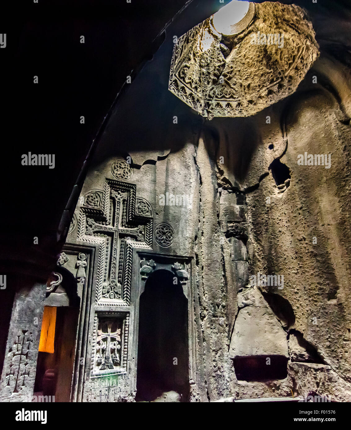 Exploration of ancient rock-cut architecture featuring intricate ...