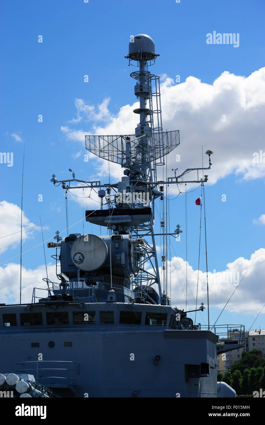 Maillé-Brézé T 47-class destroyer museum ship in Nantes commissioned on ...