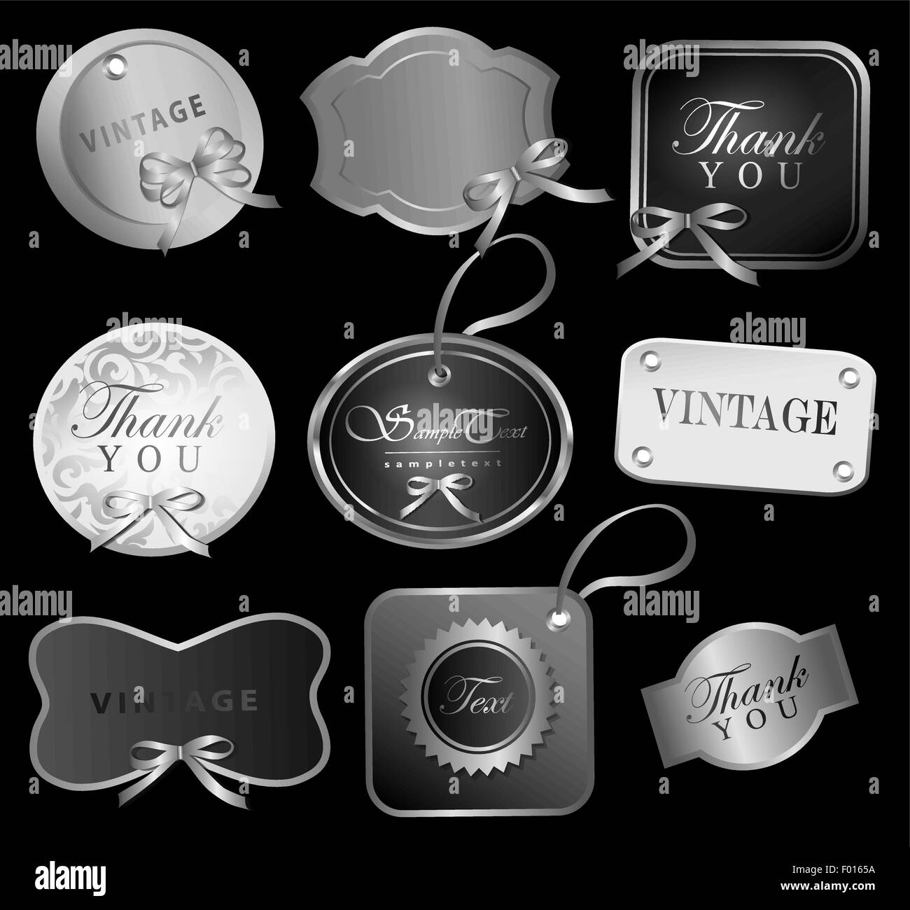 Set of retro labels. Vector illustration Stock Vector Image & Art - Alamy
