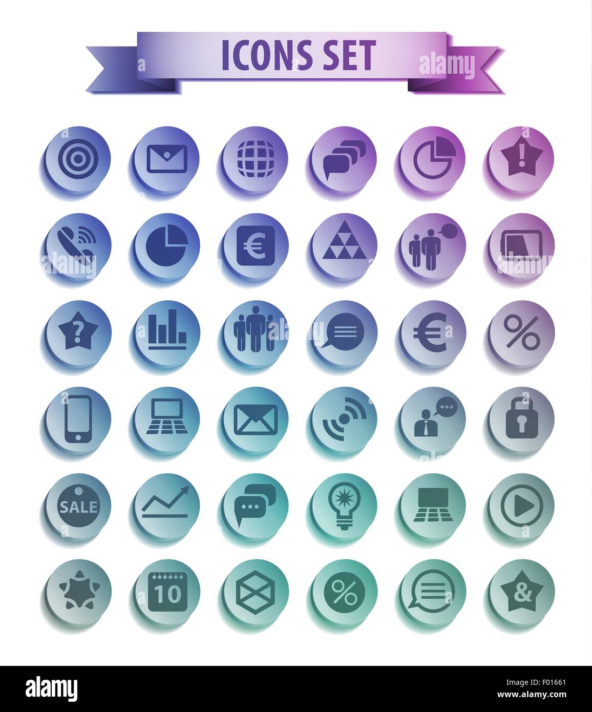 Set of web Stock Vector Image & Art - Alamy