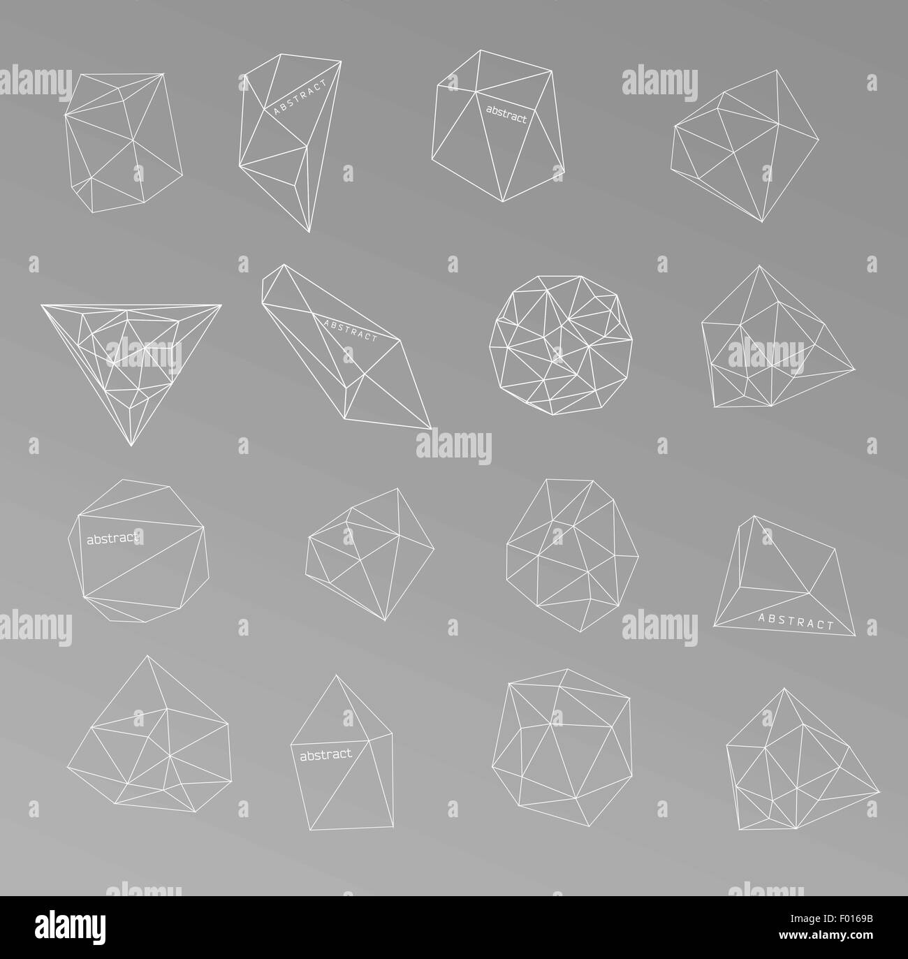 Abstract modern background with polygons design Stock Vector Image ...