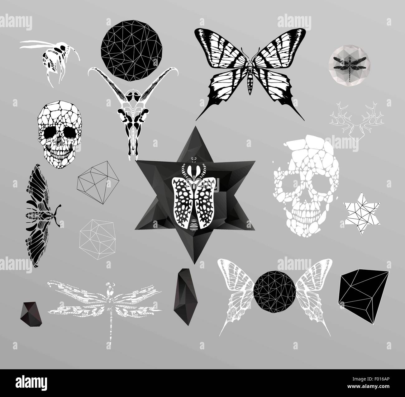 Gothic tree shape Stock Vector Images - Alamy