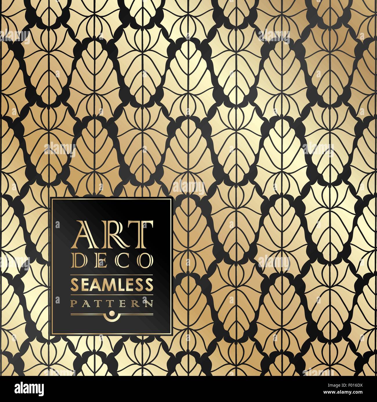 Art Deco seamless vintage wallpaper pattern Stock Vector Image & Art ...