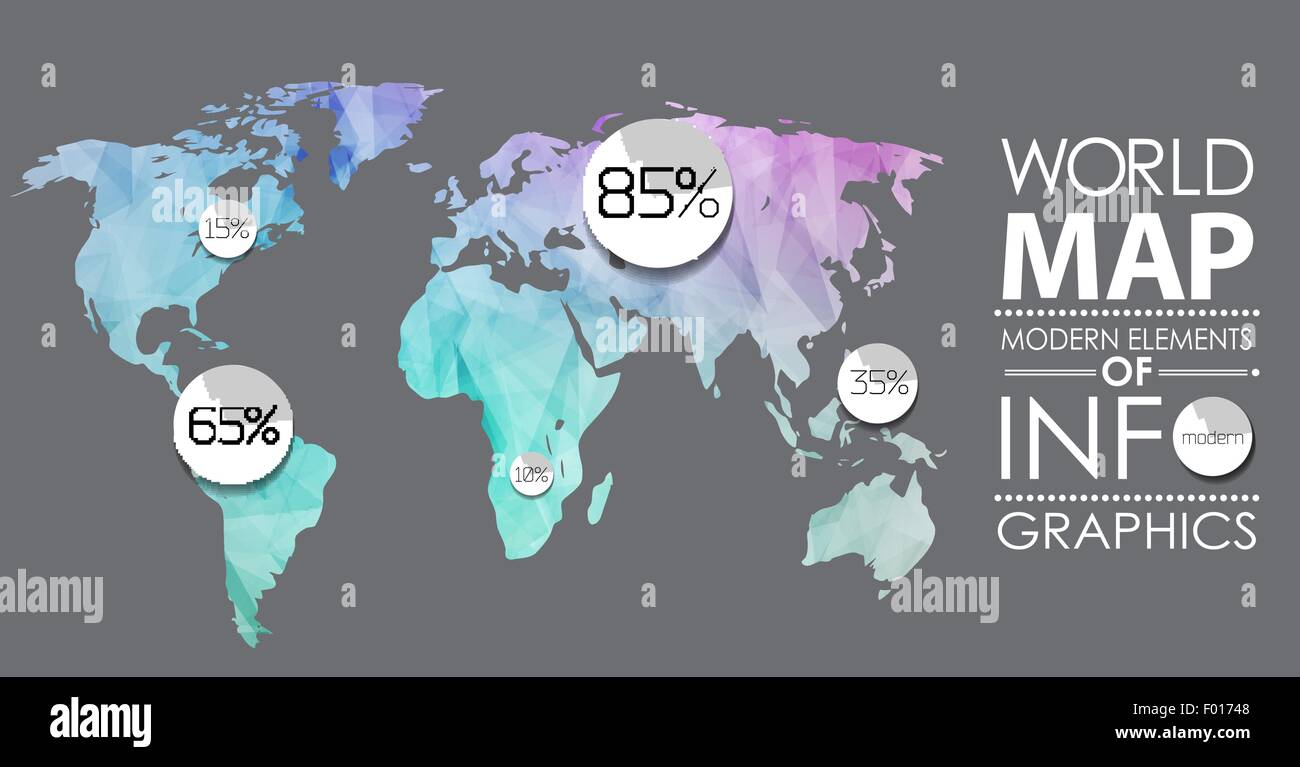 World map card Stock Vector Image & Art - Alamy