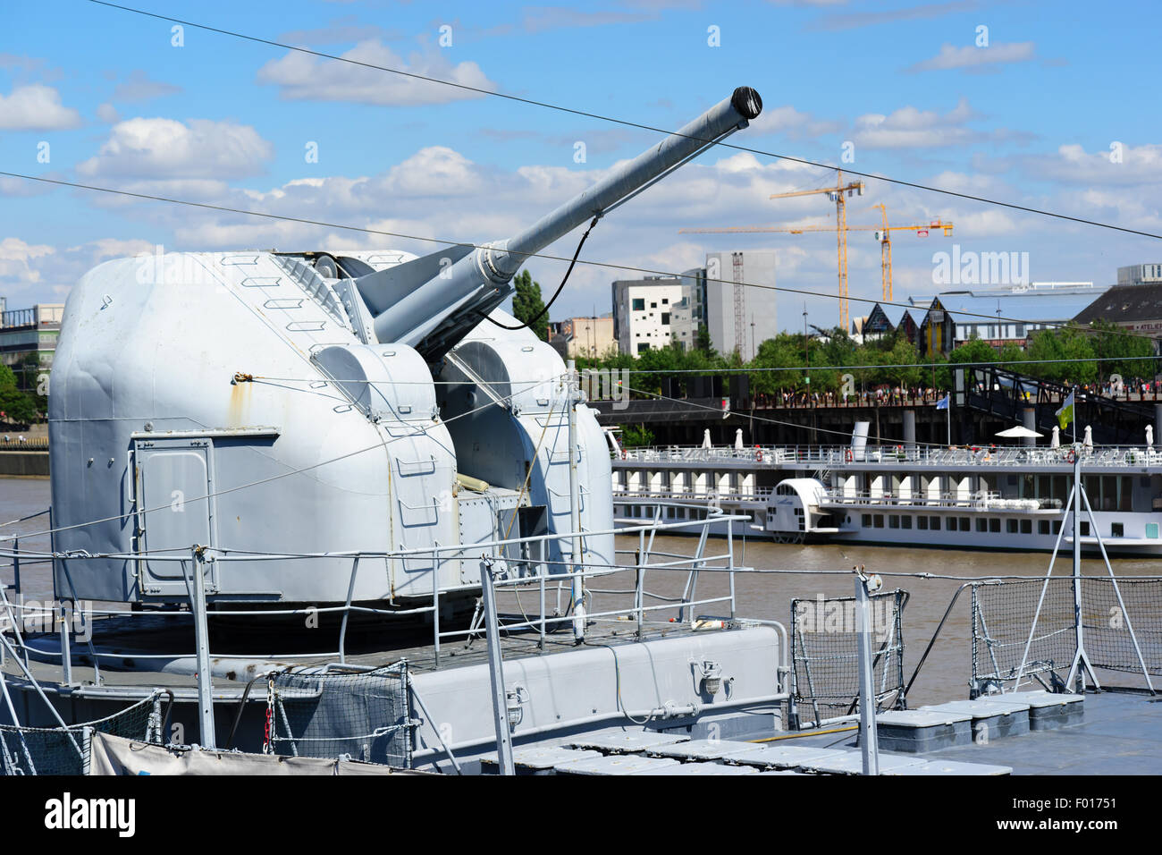 Maillé-Brézé T 47-class destroyer museum ship in Nantes commissioned on ...