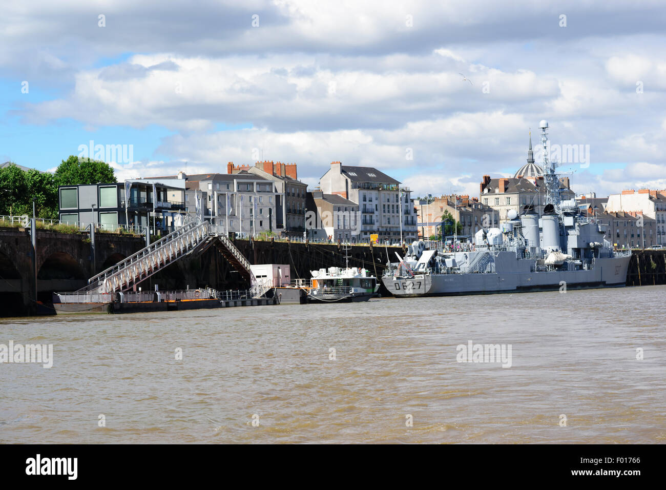 Maillé-Brézé T 47-class destroyer museum ship in Nantes commissioned on ...