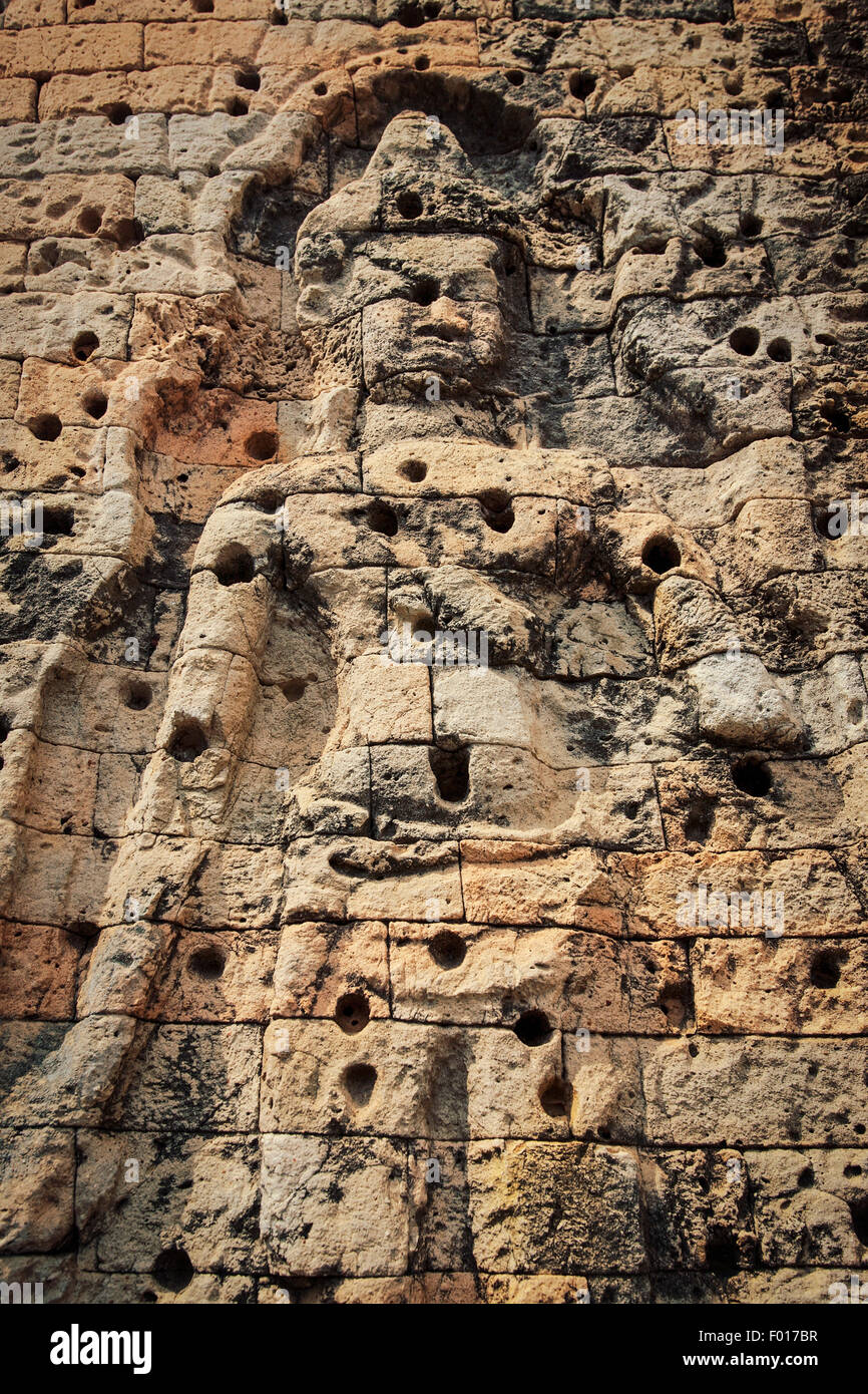 A sculpture at Angkor Wat, Cambodia Stock Photo - Alamy