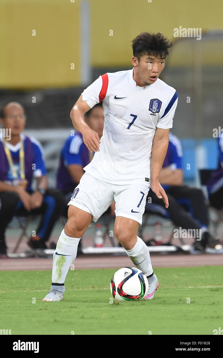 Wuhan Sports Center Stadium, Wuhan, China. 5th Aug, 2015. Minwoo Kim (KOR), AUGUST 5, 2015 ...