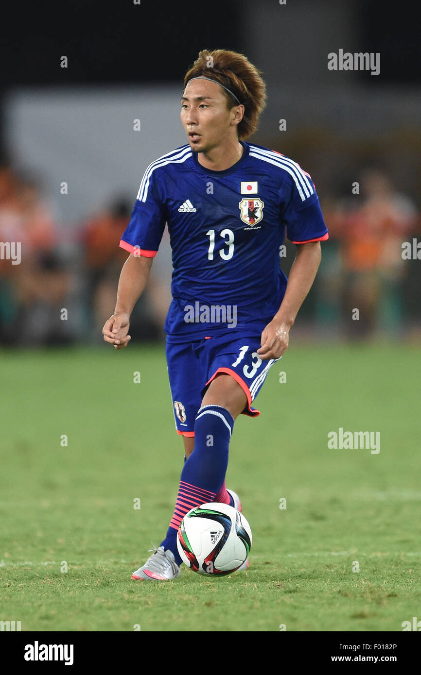 Wuhan Sports Center Stadium, Wuhan, China. 5th Aug, 2015. Shu Kurata ...