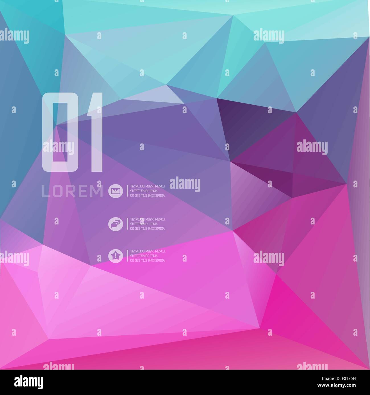 Abstract polygonal background. Triangles Stock Vector Image & Art - Alamy