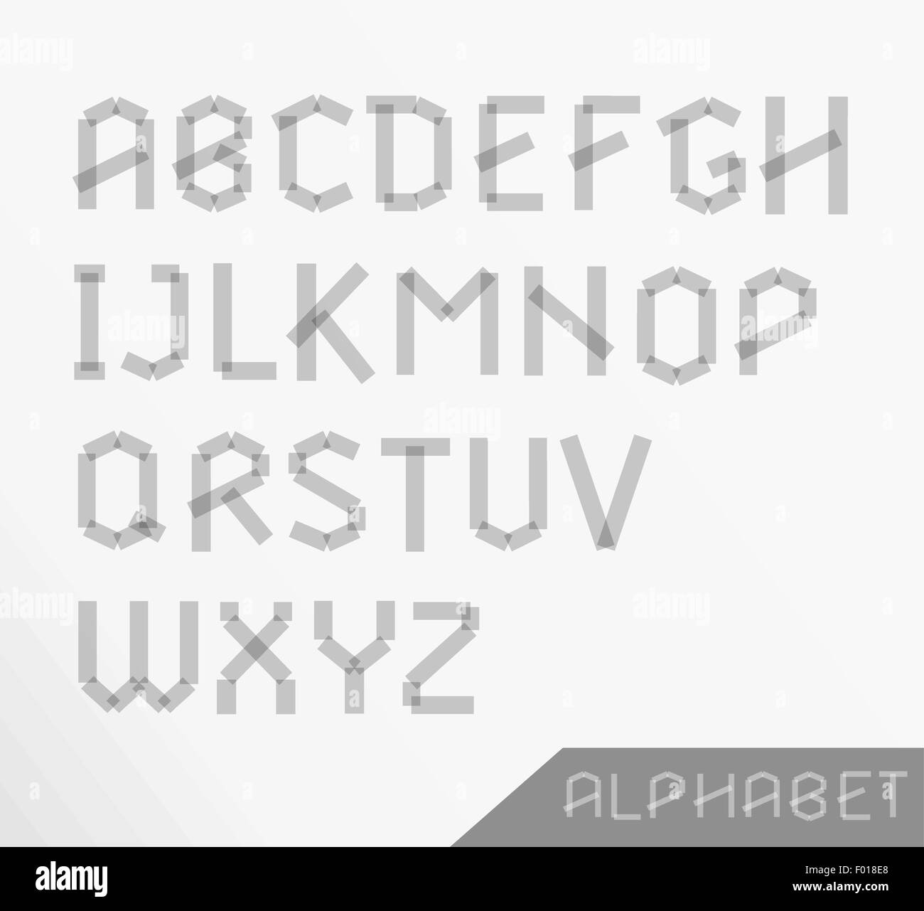 Abc set Black and White Stock Photos & Images - Alamy