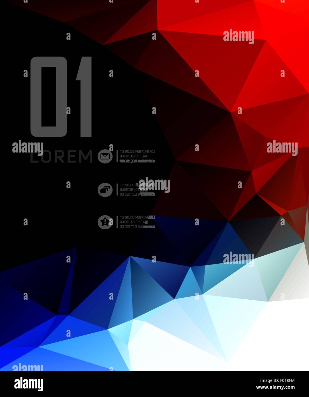 Abstract polygonal background. Triangles Stock Vector Image & Art - Alamy