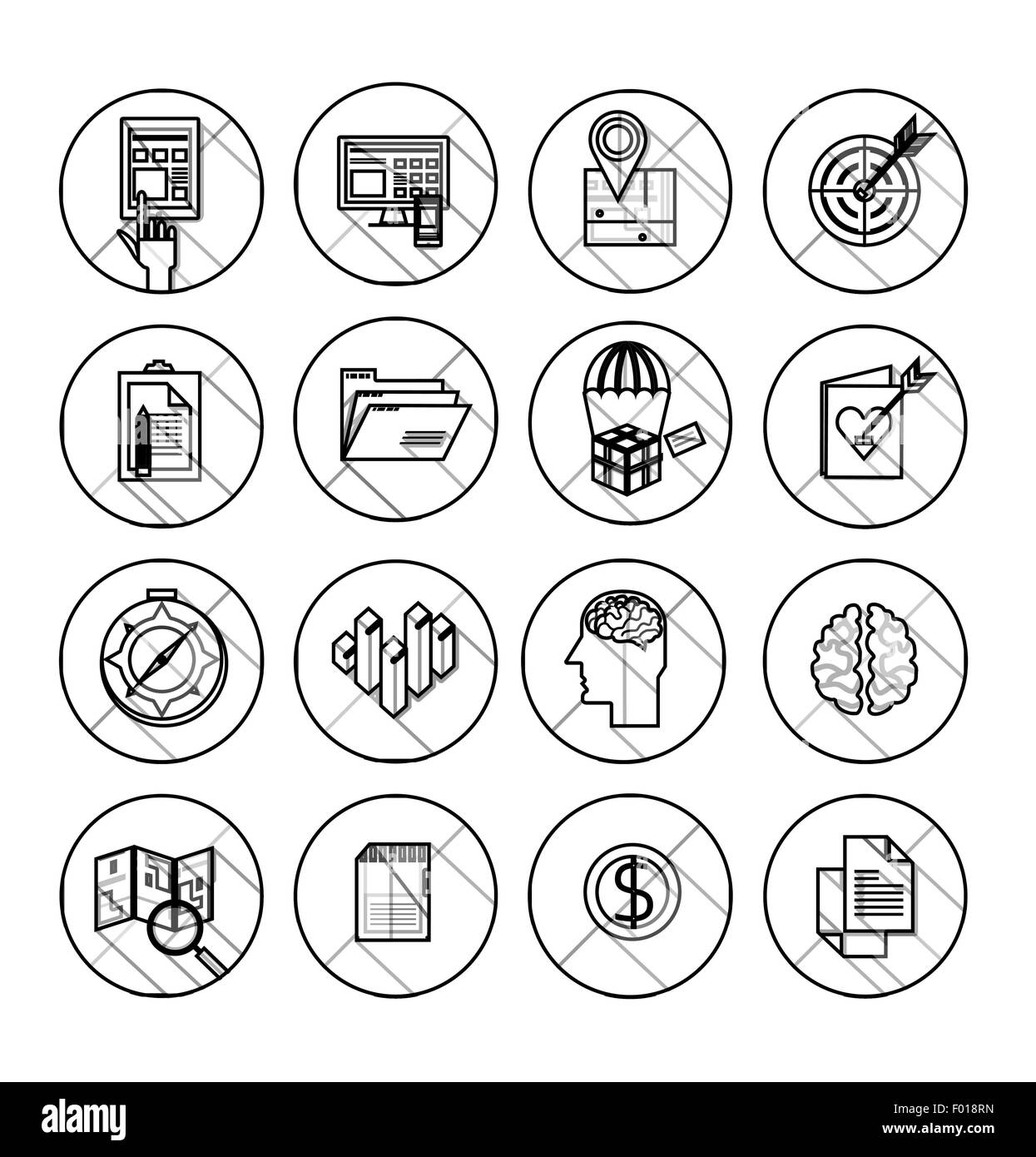 Set of 600 universal modern thin line icons for web and mobile Stock ... Set of 600 universal modern thin line icons for web and mobile Stock ...