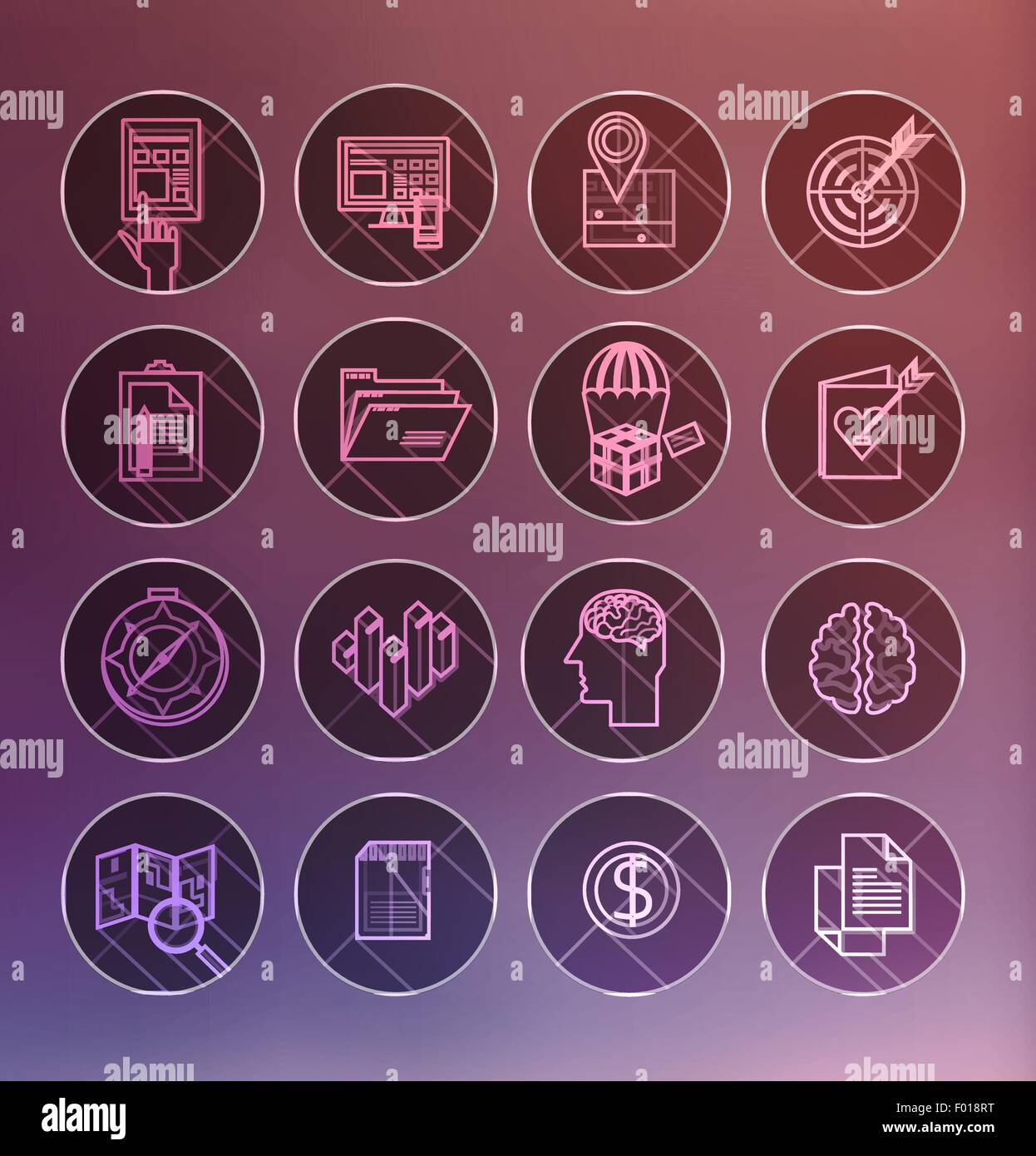 Set of 600 universal modern thin line icons for web and mobile Stock ... Set of 600 universal modern thin line icons for web and mobile Stock ...