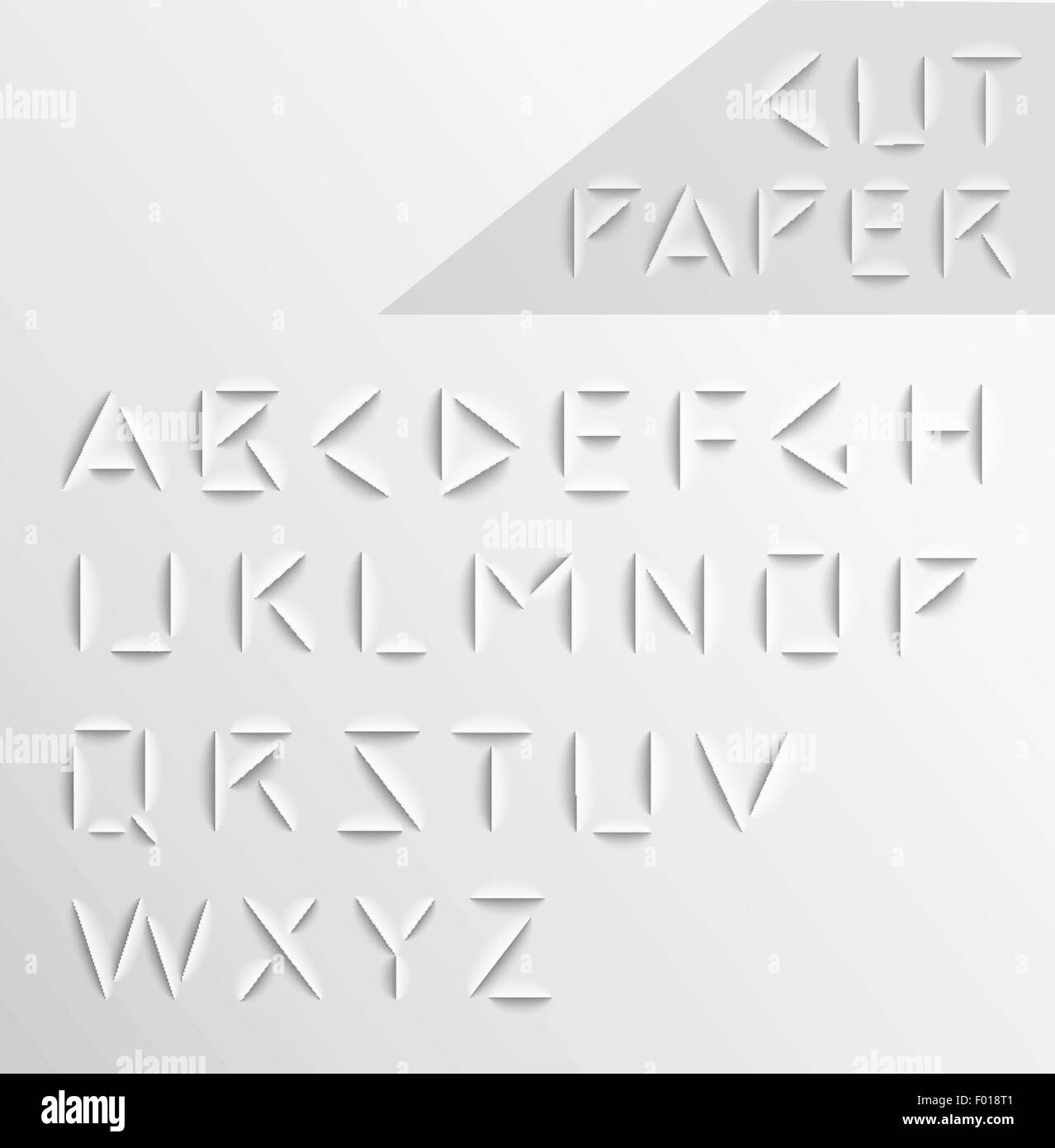 Paper cut out alphabet hi-res stock photography and images - Alamy