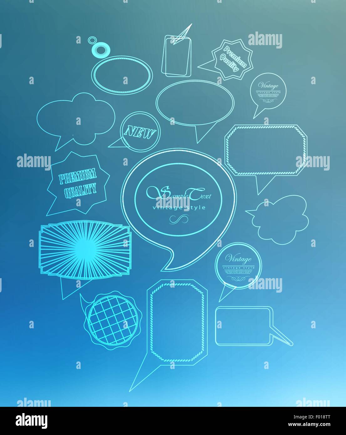 Blank empty white speech bubbles Stock Vector Image & Art - Alamy Blank empty white speech bubbles Stock Vector Image & Art - Alamy