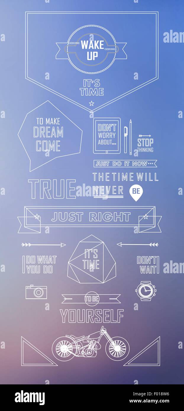 Modern line vector infographic Stock Vector Images - Alamy