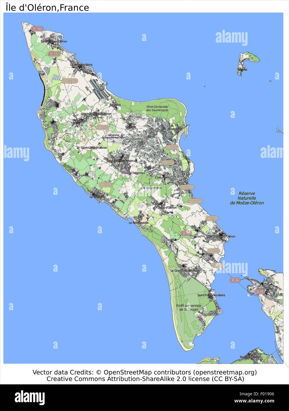 Oleron Map High Resolution Stock Photography and Images - Alamy