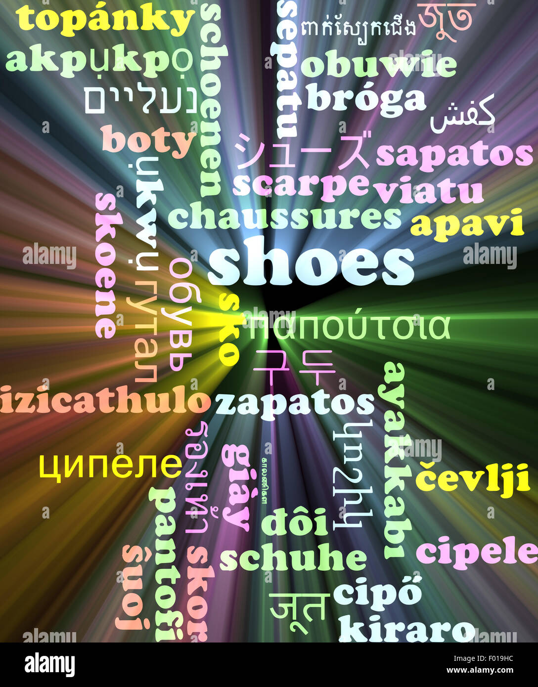 Shoes word cloud hi-res stock photography and images - Alamy