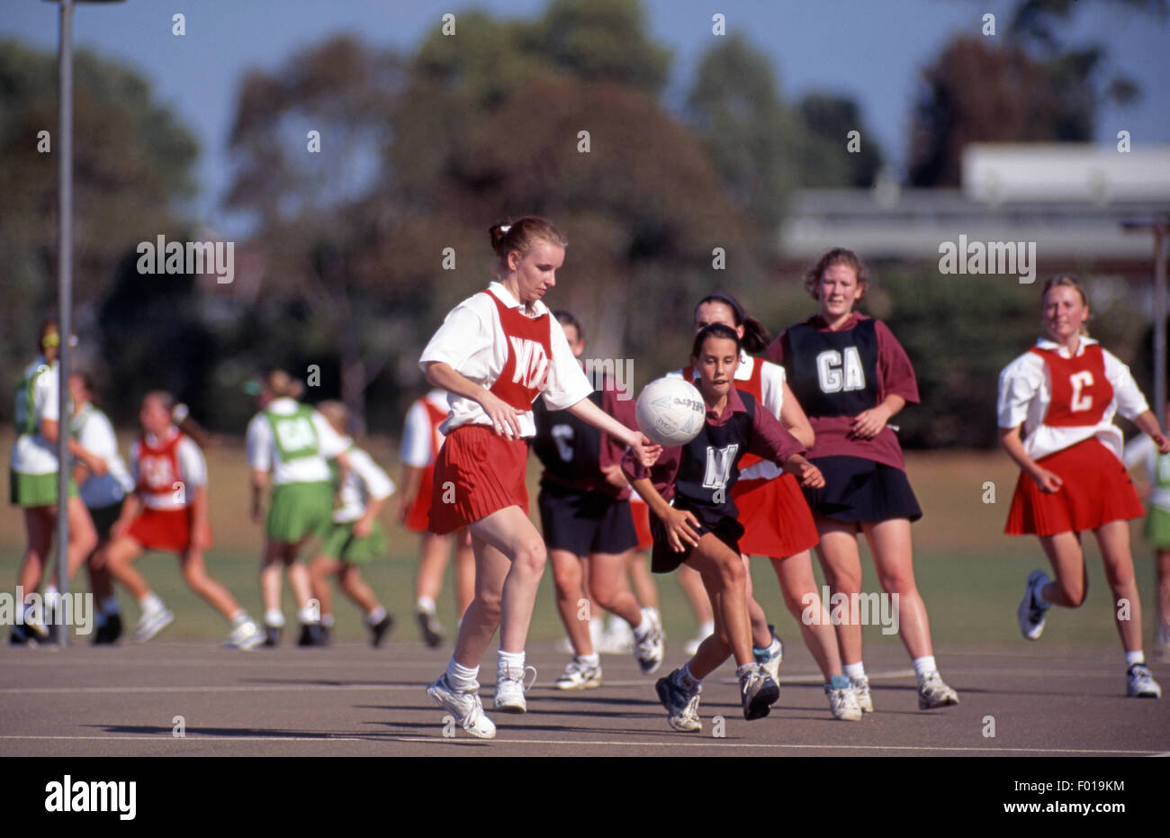 Netball game hi-res stock photography and images - Alamy