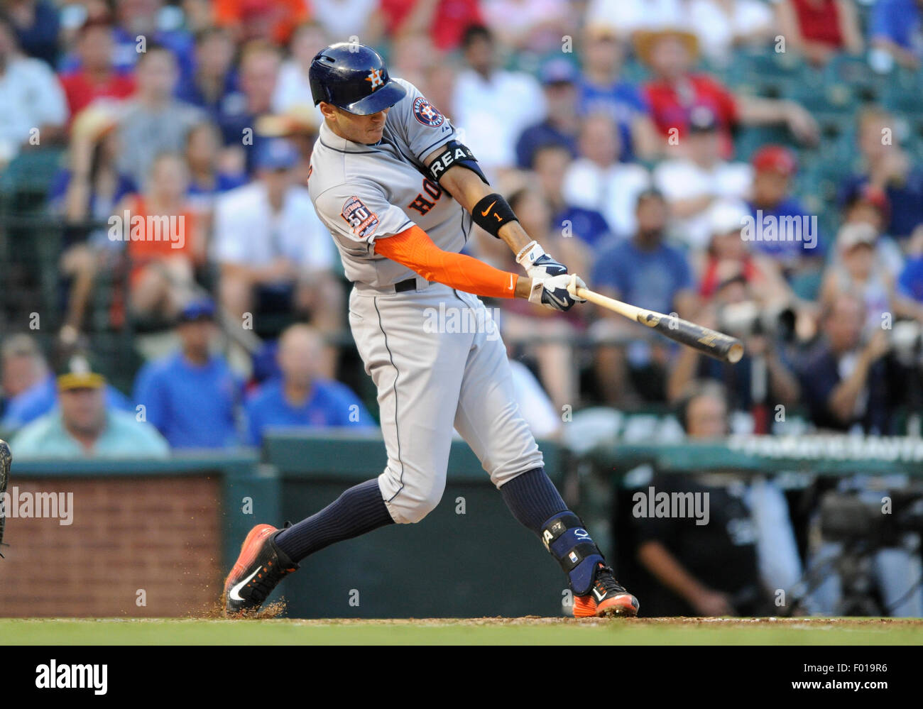 AUG 04, 2015: Houston Astros shortstop Carlos Correa #1 during an MLB ...