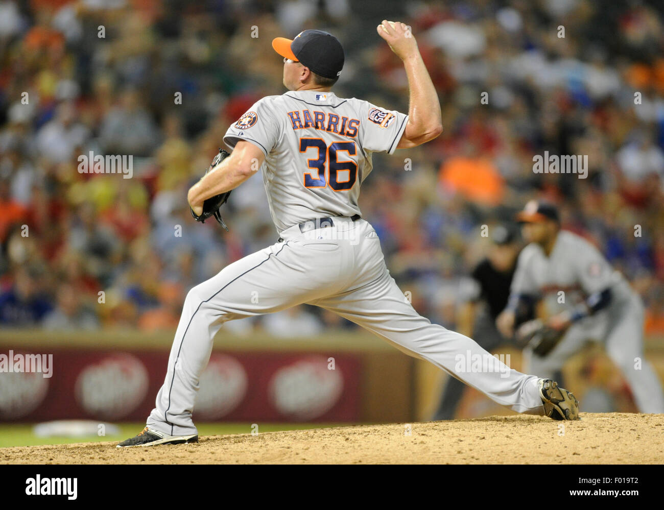 AUG 04, 2015: Houston Astros relief pitcher Will Harris #36 during an ...
