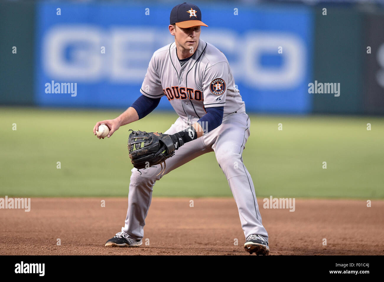 Arlington, Texas, USA. 05th Aug, 2015. Houston Astros shortstop Jed ...