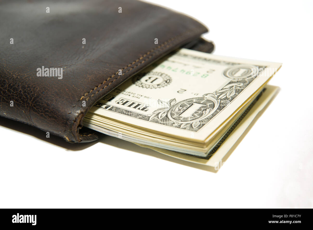 Old leather wallet hi-res stock photography and images - Alamy