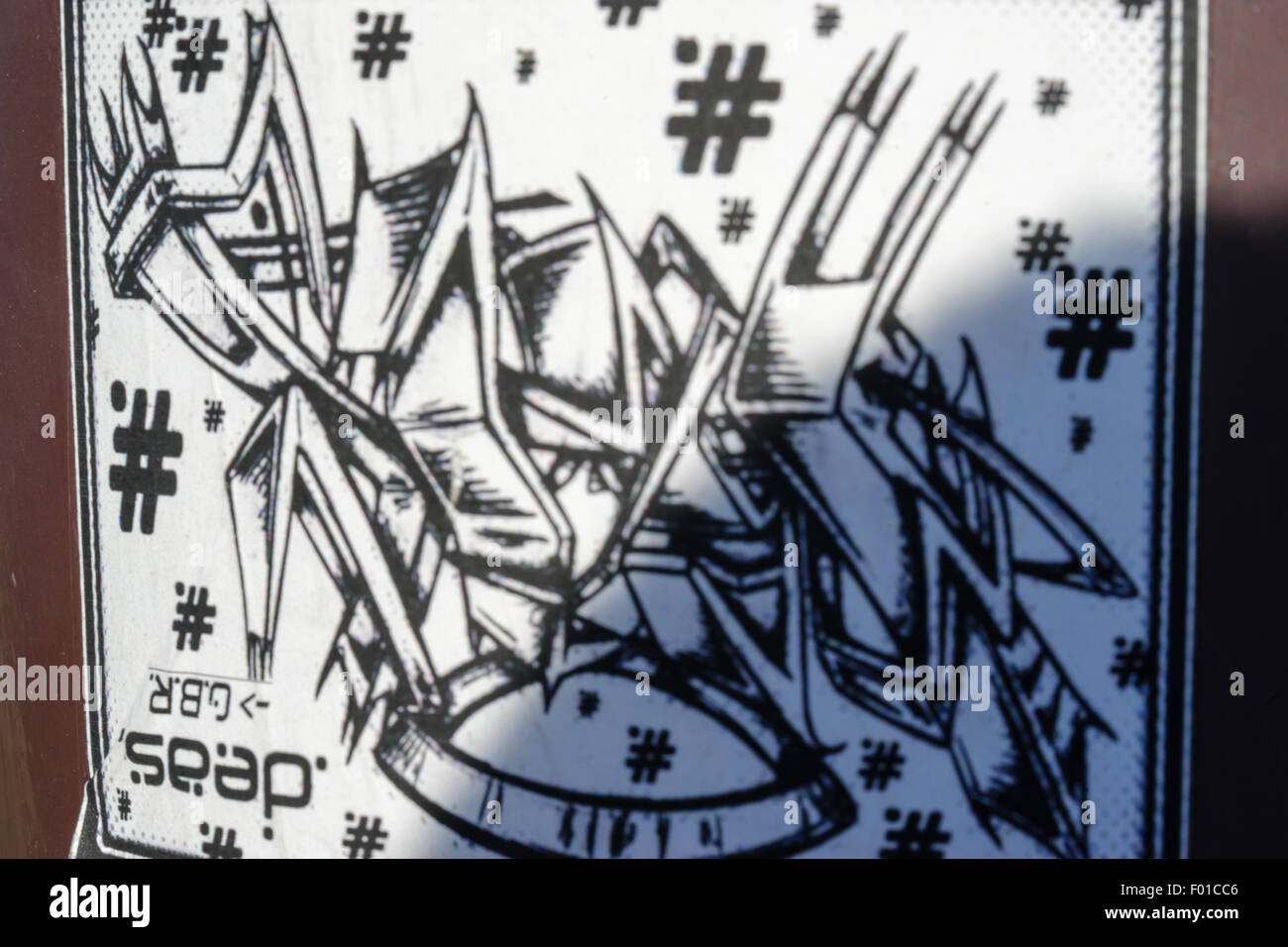 french graffiti 2015 Stock Photo - Alamy