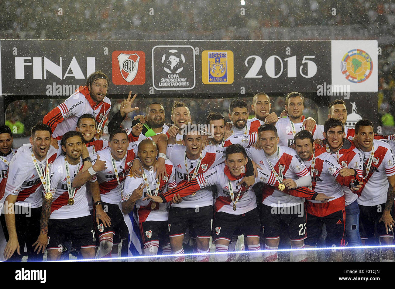 Buenos Aires, Argentina. 5th Aug, 2015. Players of Argentina's River ...