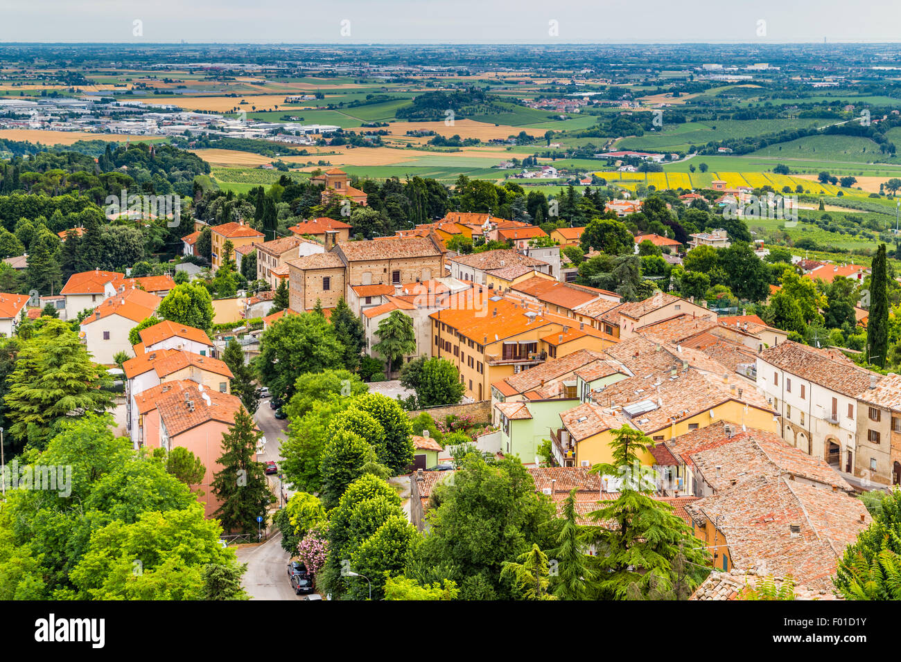 nature and memories - view from the terrace of the medieval village of ...