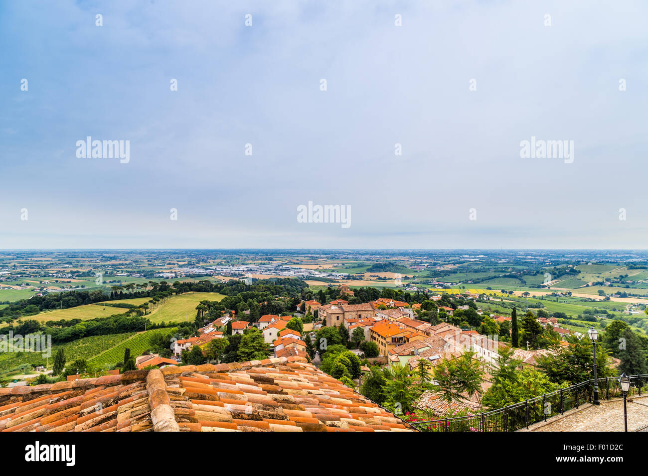 nature and memories - view from the terrace of the medieval village of ...