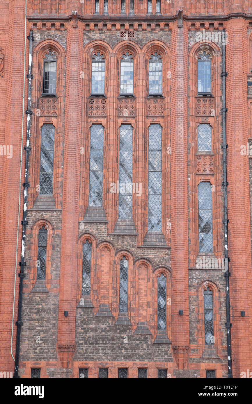 Facade of Liverpool University Victoria Building by Alfred Waterhouse ...